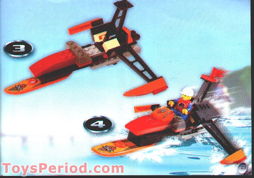 LEGO 6736 Beach Lookout Instructions and Parts List