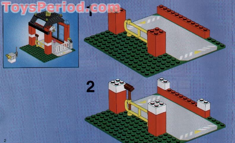LEGO 6478 Fire Station Instructions and Parts List