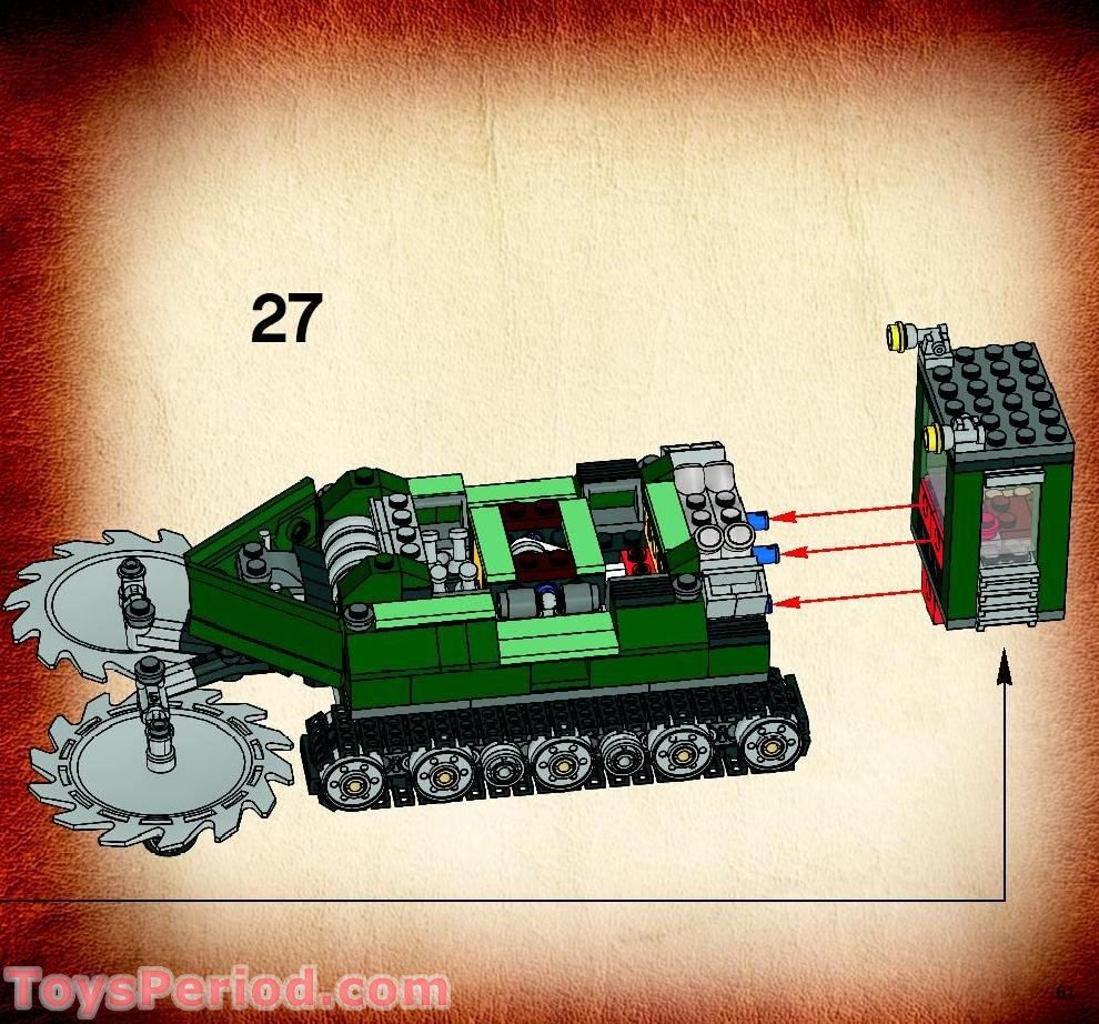 LEGO 7626 Jungle Cutter Instructions and Parts List