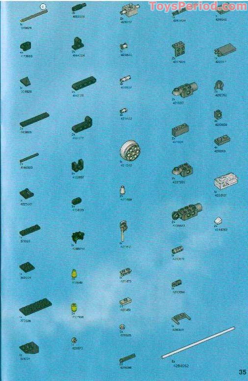 LEGO 7701 Grand Titan Instructions and Parts List