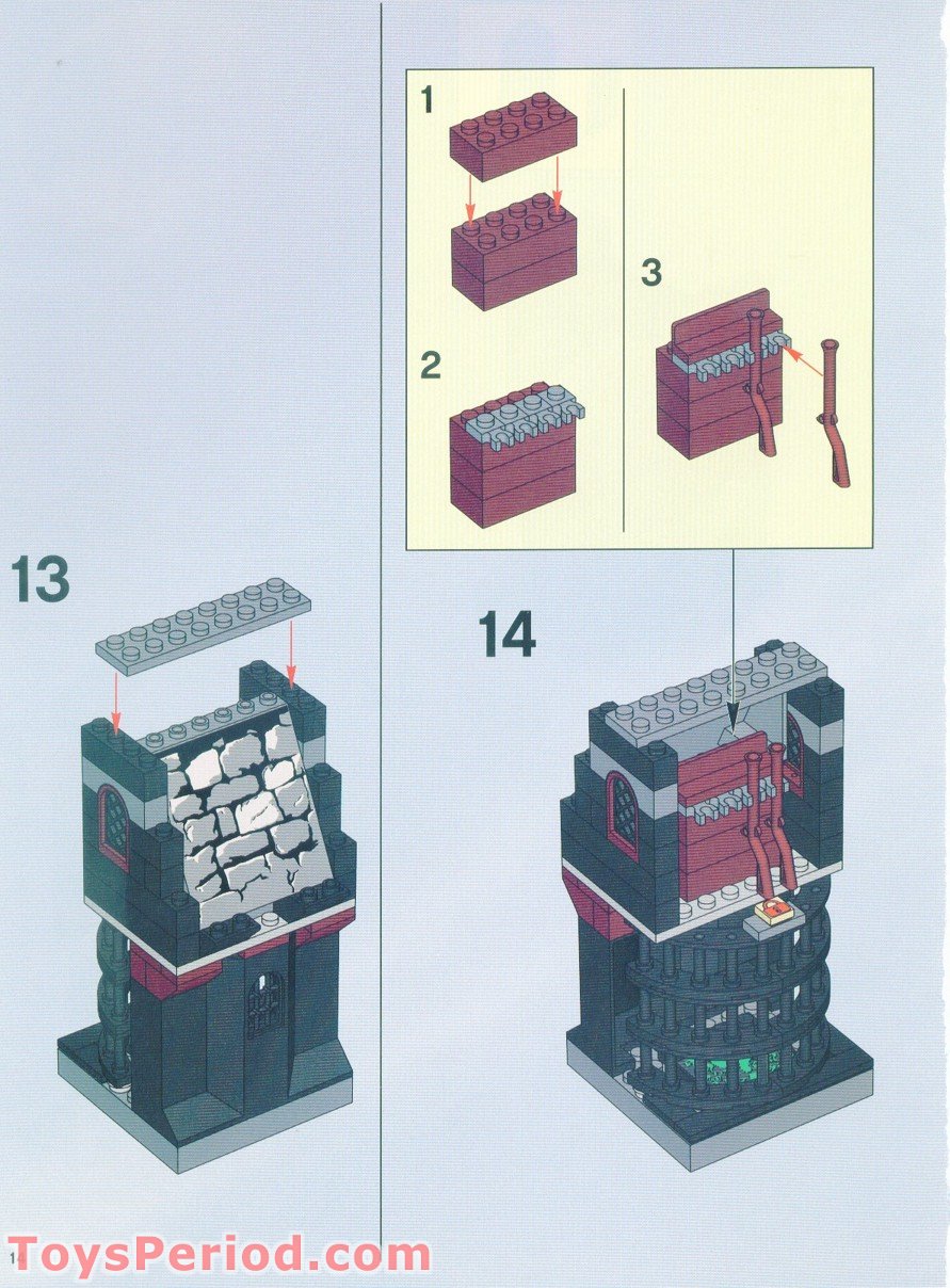 LEGO 7785 Arkham Asylum Instructions and Parts List