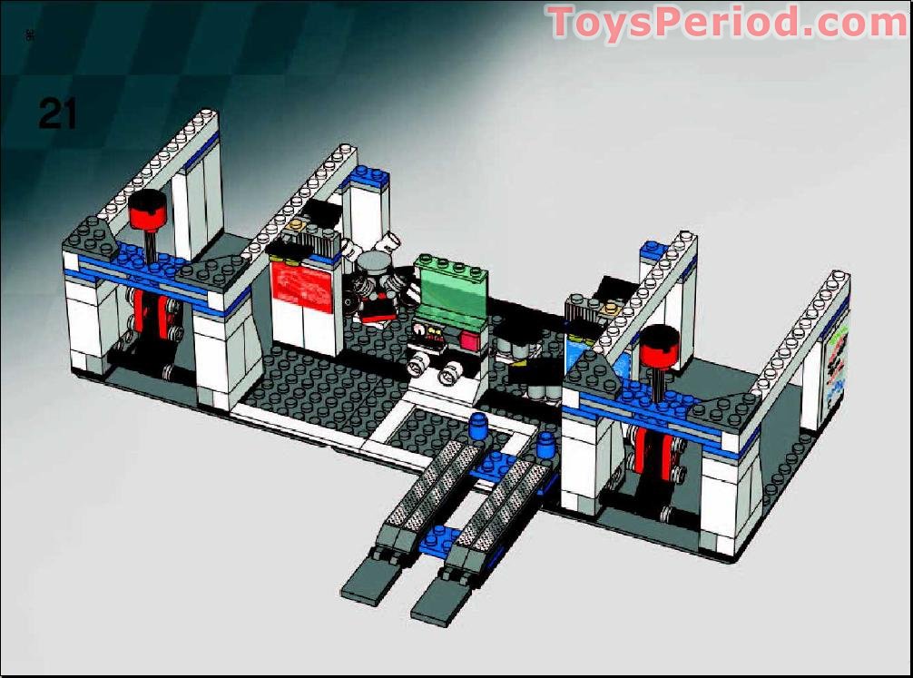 LEGO 8681 Tuner Garage Instructions and Parts List