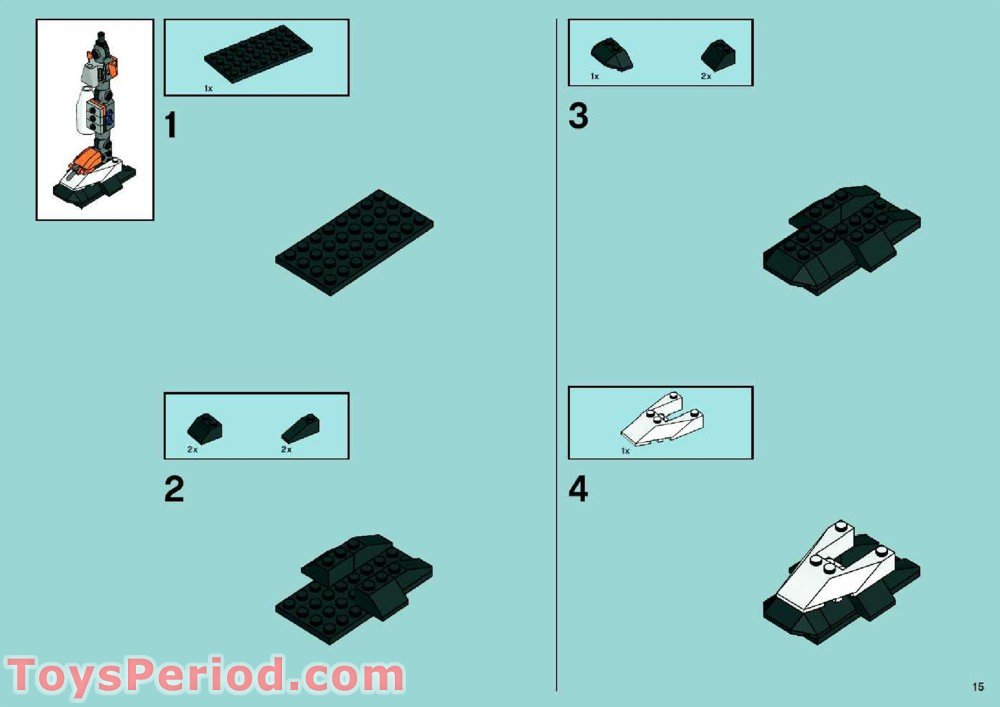 LEGO 8108 Mobile Devastator Instructions and Parts List