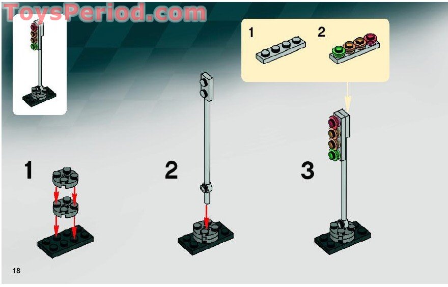LEGO 8164 Extreme Wheelie Instructions and Parts List