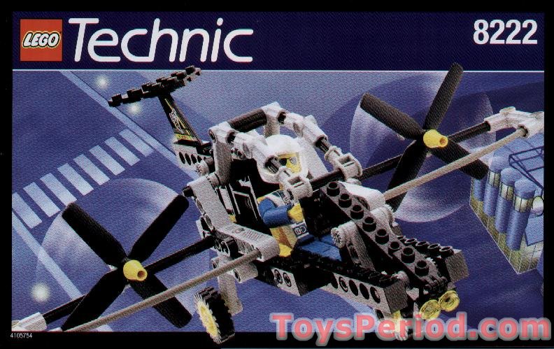 LEGO 8222 V-Tol Instructions and Parts List