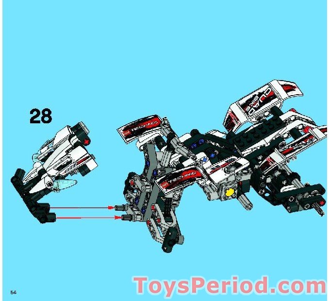LEGO 8262 Quad Bike Instructions and Parts List