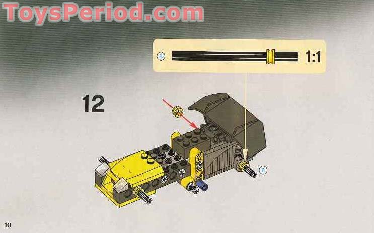 LEGO 8490 Desert Hopper Instructions and Parts List