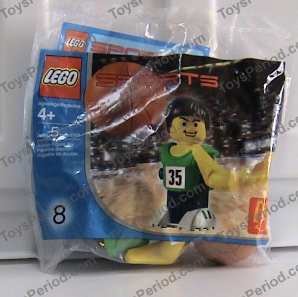 LEGO 7918 McDonald's Sports Set Number 8 - Green Basketball Player ...