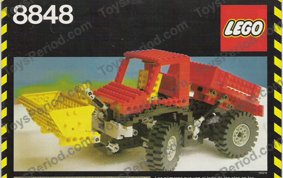 LEGO 8848 Power Truck Instructions and Parts List