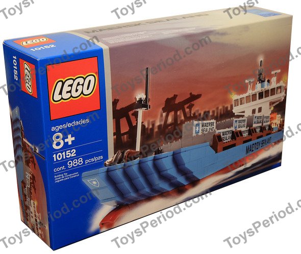 LEGO 10152-1 Maersk Sealand Container Ship 2004 Edition Instructions ...