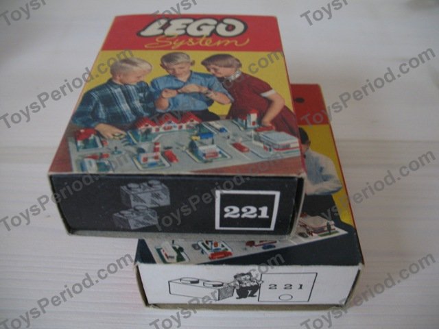 LEGO 221 1x2 Bricks Set Parts List