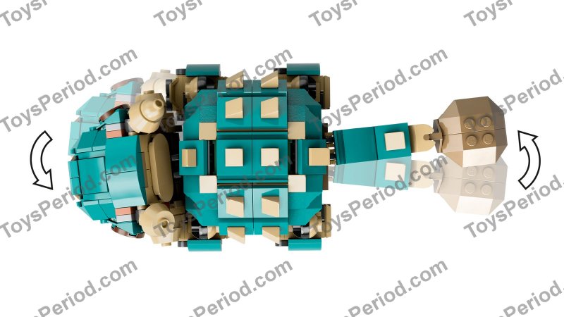 LEGO 76962 Baby Bumpy: Ankylosaurus Set Parts List