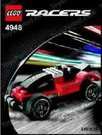 LEGO 4948 Black and Red Racer (Polybag) Instructions and Parts List