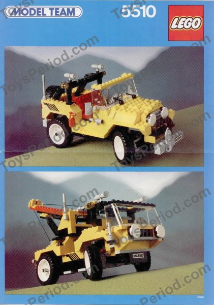 LEGO 5510 Off Road 4x4 Instructions and Parts List