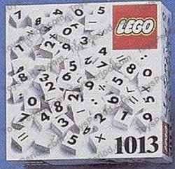 LEGO 1013 Numbers and Symbols Set from 1985 | LEGO Reference