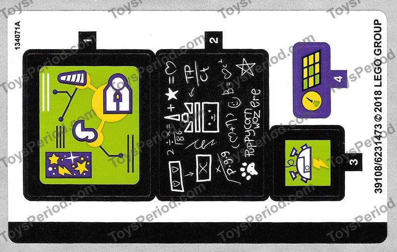 LEGO Sets with Part 41454stk01 Sticker Sheet for Set 41454 - (39108/ ...