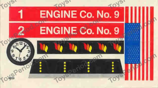 LEGO Sets with Part 590stk01 Sticker Sheet for Set 590 - US Flag ...