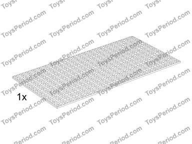 LEGO 5405 Floor Plate 17cmx35cm Set Parts List