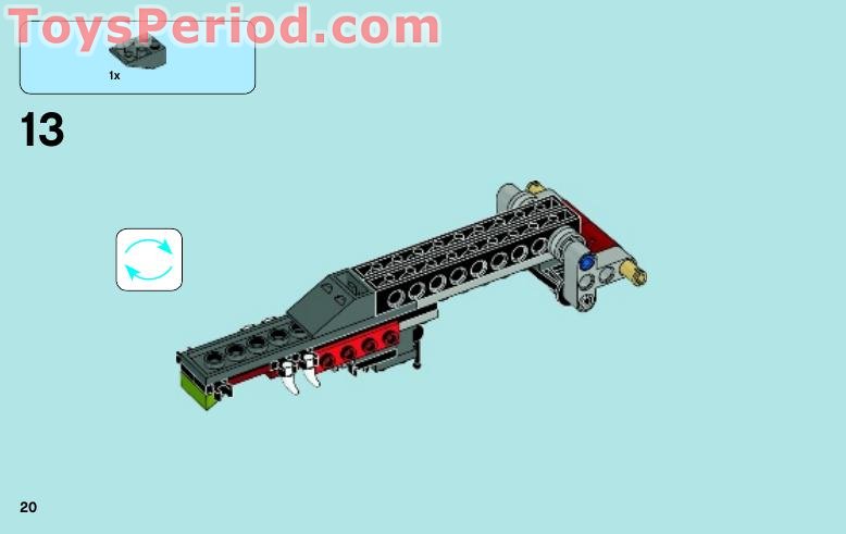 LEGO 70001 Crawley's Claw Ripper Instructions and Parts List