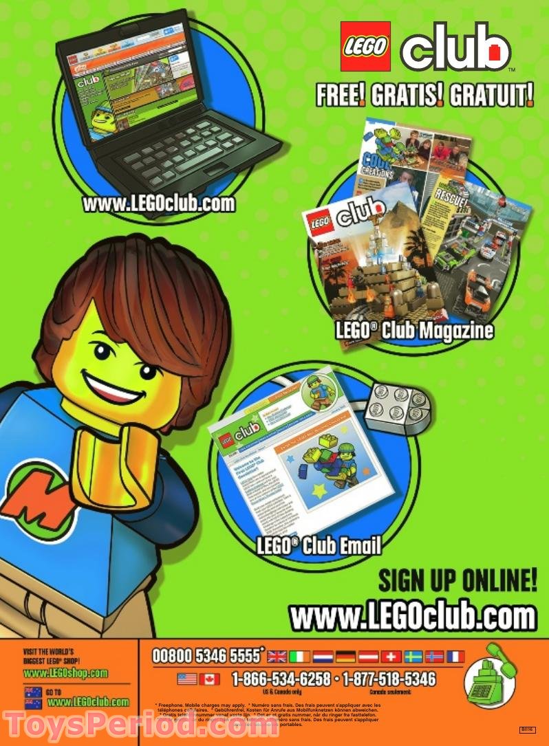 LEGO 8487 Flo's V8 Cafe Instructions and Parts List