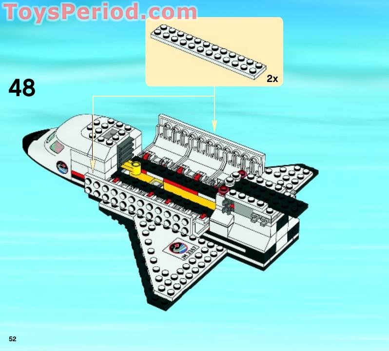 LEGO 3367 Space Shuttle Instructions and Parts List