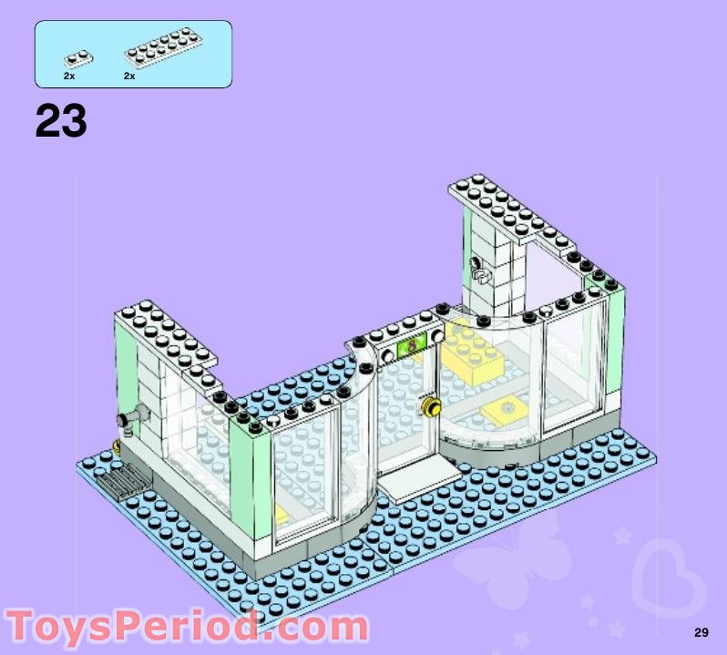 LEGO 41007 Heartlake Pet Salon Instructions and Parts List