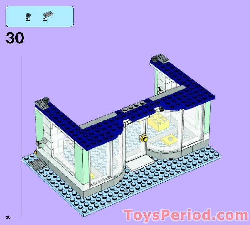 LEGO 41007 Heartlake Pet Salon Instructions and Parts List