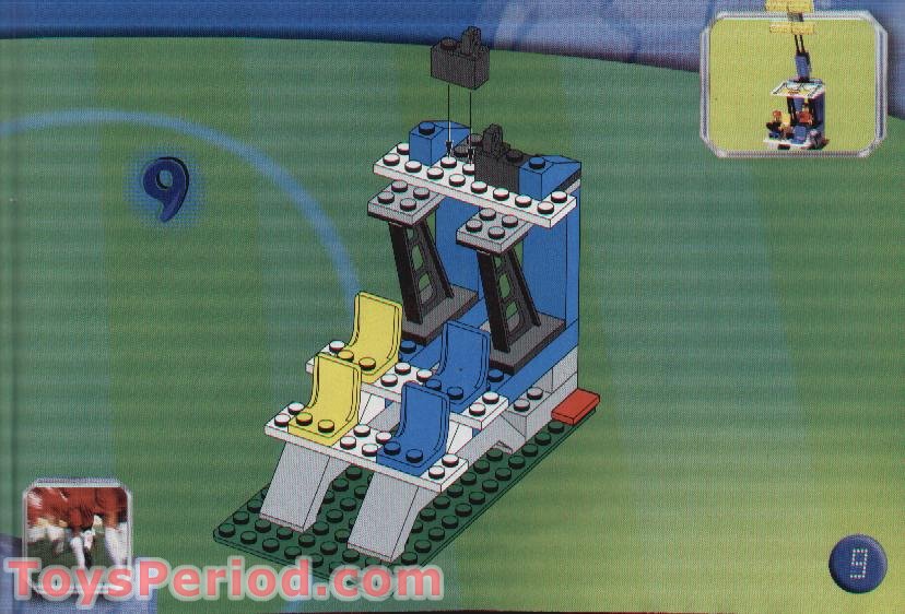 LEGO 3402 Small Grandstand with Lights Instructions and Parts List