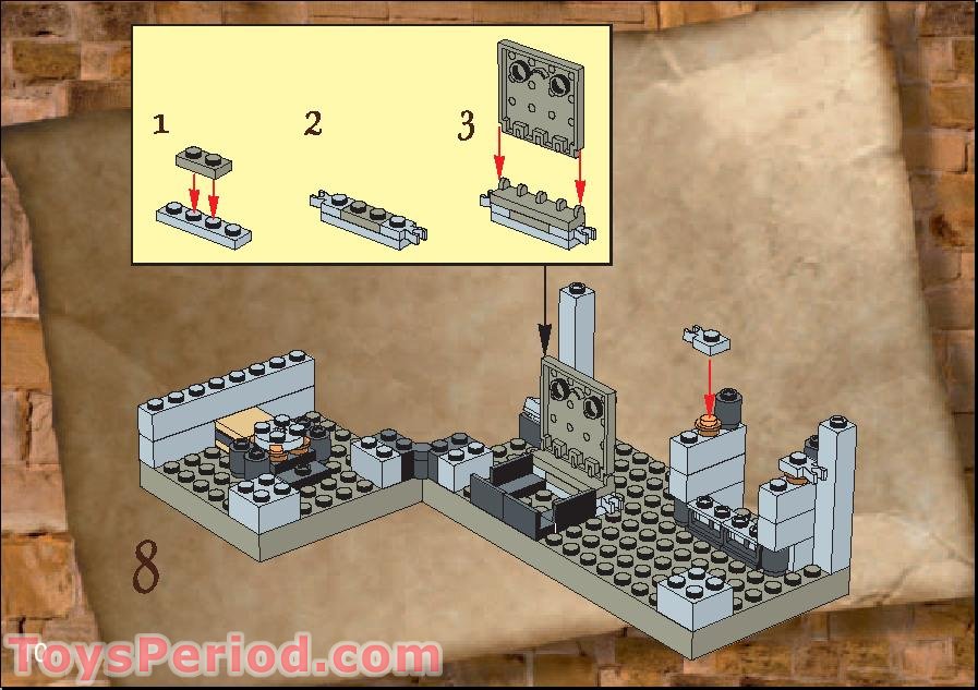 LEGO 4705 Snape's Classroom Instructions and Parts List