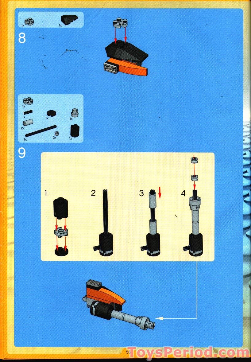 LEGO 4508 Titan Xp Instructions and Parts List