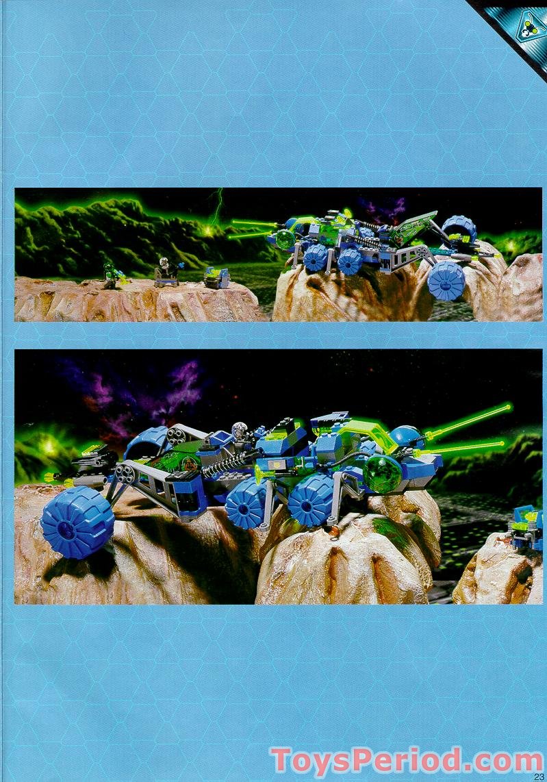 LEGO 6919 Planetary Prowler Instructions and Parts List