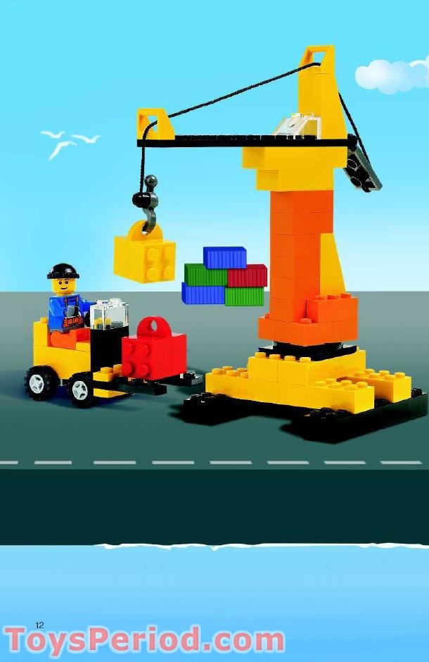 LEGO 6186 Build Your Own LEGO Harbor Instructions and Parts List
