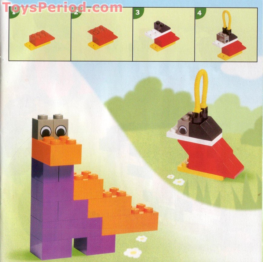 LEGO 7825 Creator Bucket Instructions and Parts List