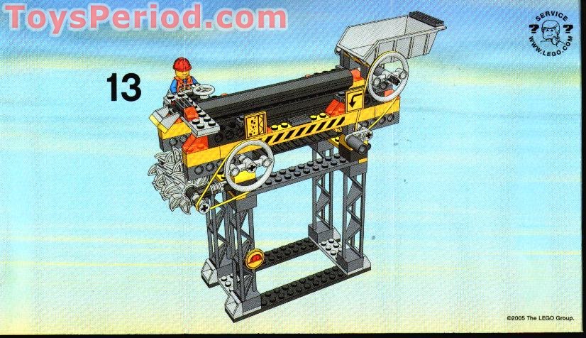 LEGO 7243 Construction Site Instructions and Parts List