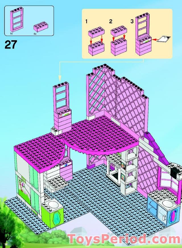 LEGO 7586 Sunshine Home Instructions and Parts List