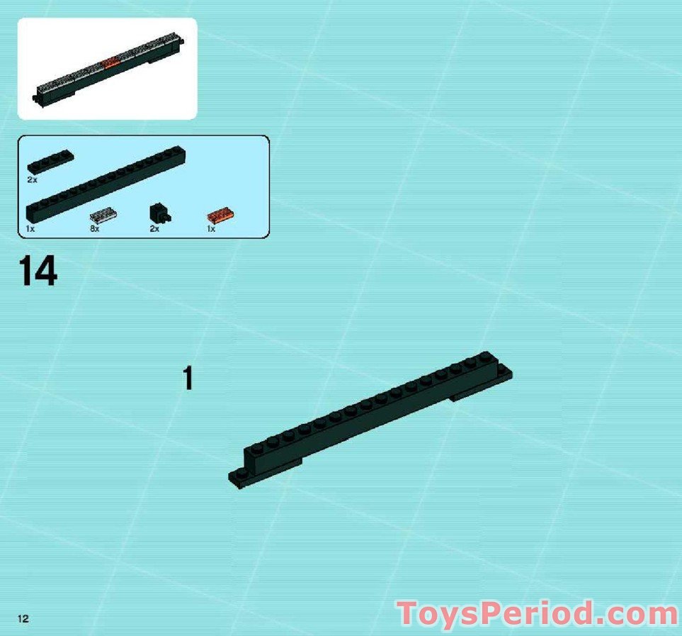 LEGO 8637 Mission 8: Volcano Base Instructions and Parts List