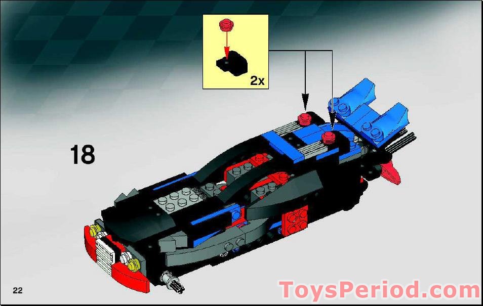 LEGO 8669 Fire Spinner 360 Instructions and Parts List