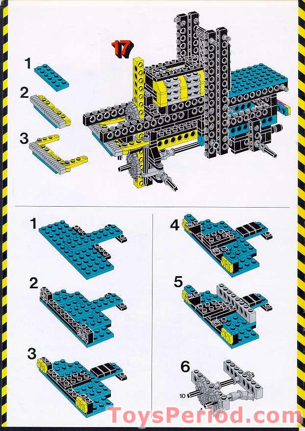 LEGO 8859 Tractor Instructions and Parts List