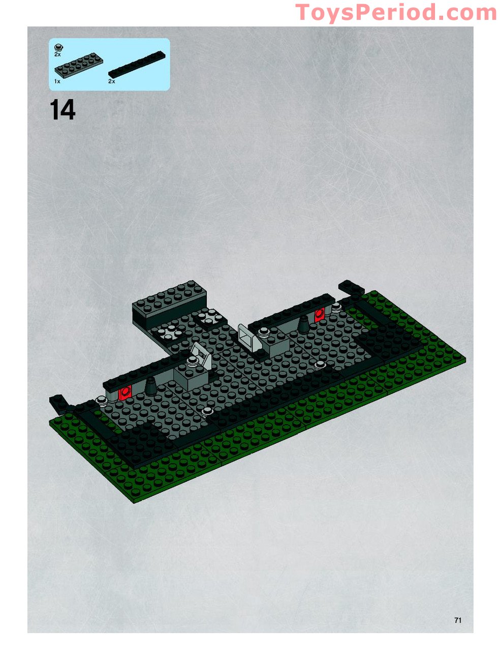 LEGO 8038 The Battle of Endor Instructions and Parts List