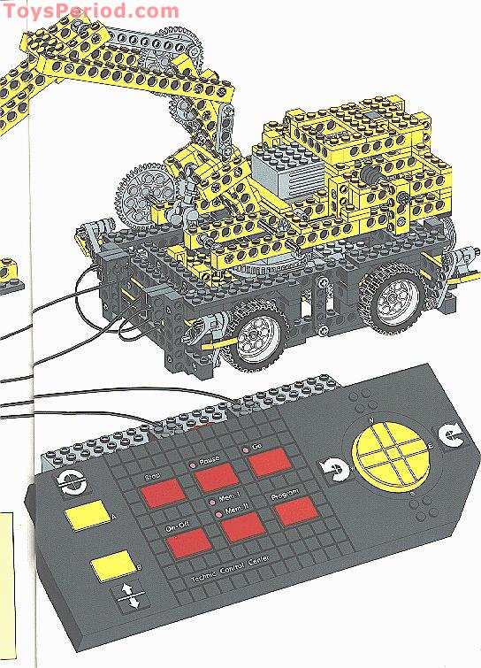 LEGO 8094 Technic Control Center Instructions and Parts List