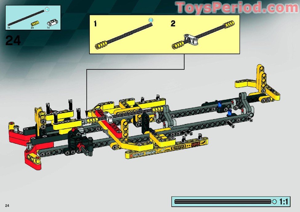 LEGO 8146 Nitro Muscle Instructions and Parts List