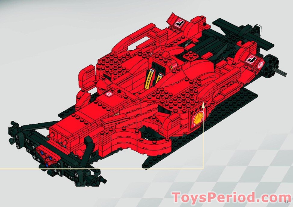 LEGO 8157 Ferrari F1 1:9 Instructions and Parts List