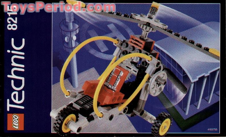 LEGO 8215 Gyro Copter Instructions and Parts List