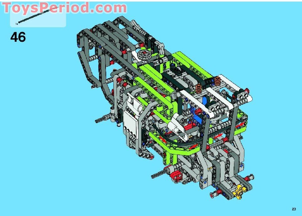 LEGO 8274 Combine Harvester Instructions and Parts List