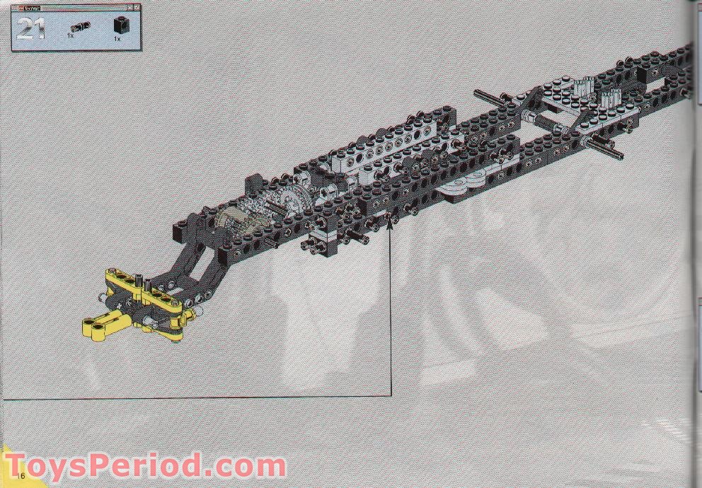 LEGO 8458 Silver Champion Racer Instructions and Parts List