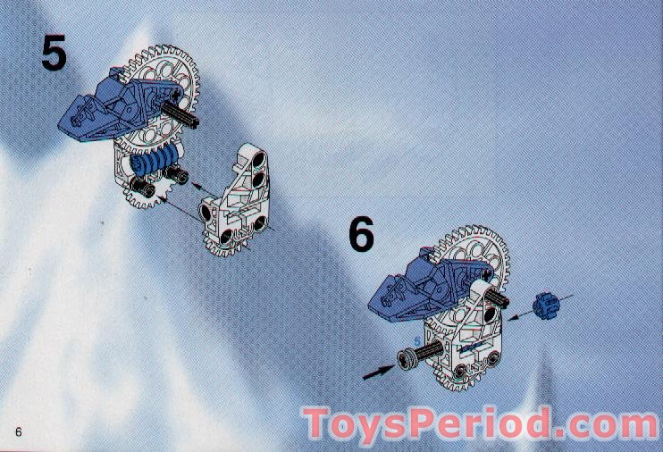 LEGO 8501 Ice Slizer Instructions and Parts List