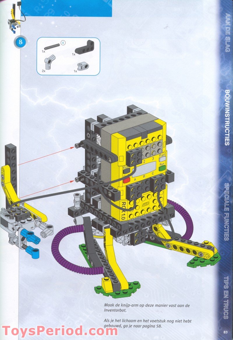 LEGO 9747 Robotics Invention System, Version 1.5 Instructions and Parts ...