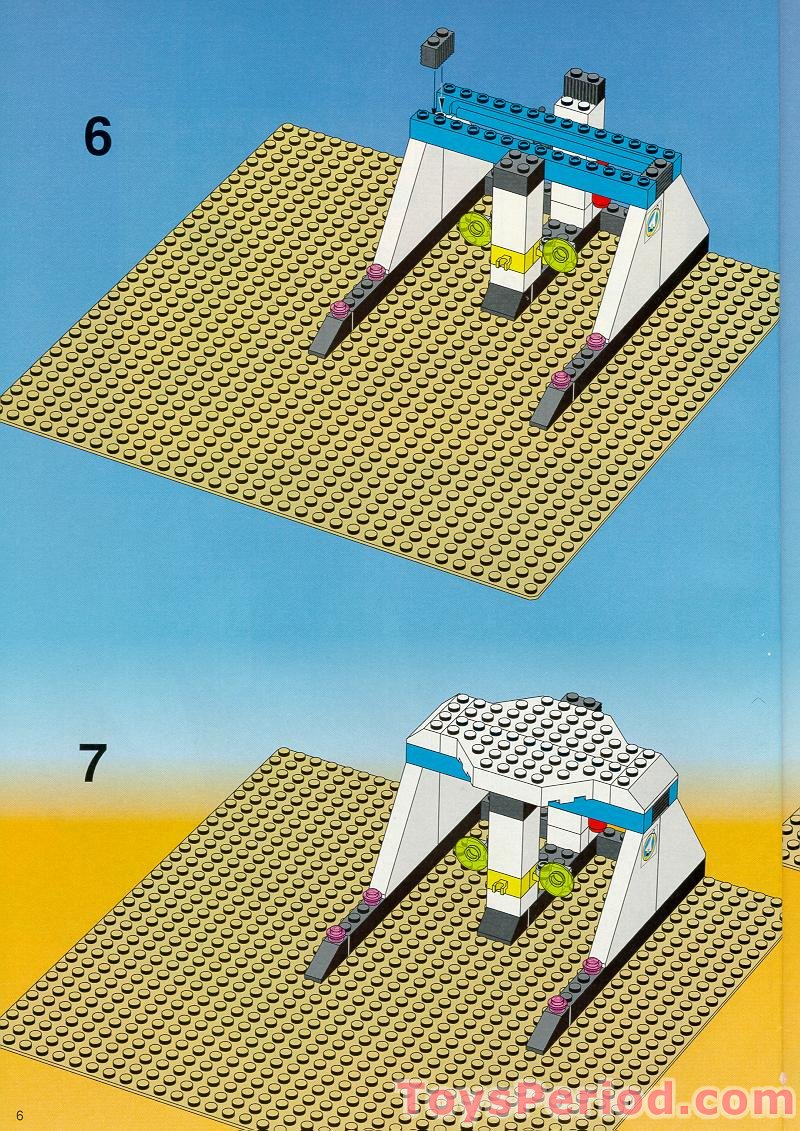 LEGO 6456 Mission Control Instructions and Parts List