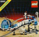 LEGO 6990 Monorail Transport System Instructions and Parts List