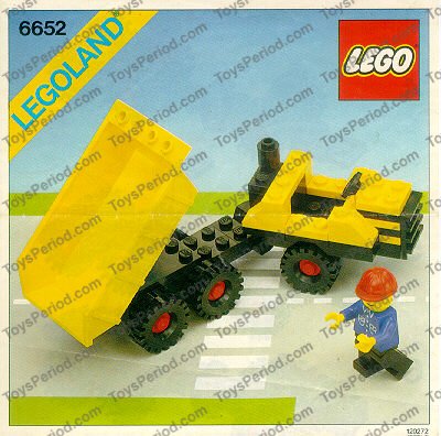 LEGO 6652 Construction Truck Instructions and Parts List